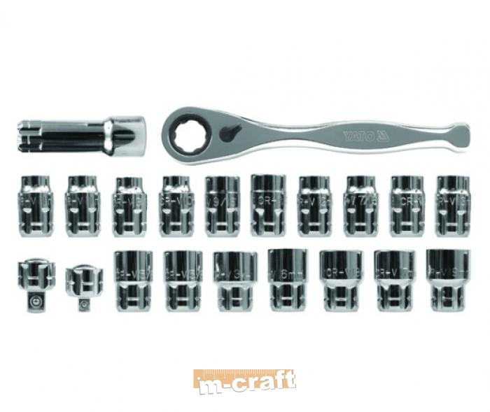 HOLLOW SOCKET SET WITH RATCHET 21 PCS | Socket and tool sets ...
